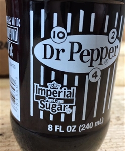 Fresh Dr Pepper | Real Imperial Cane Sugar | 24 Case Glass Bottles
