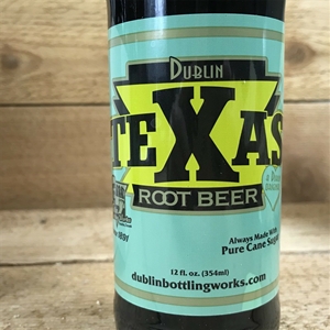 Case of 24 Dublin Texas TX Root Beer Soda Glass Bottles 12oz Pure Cane ...